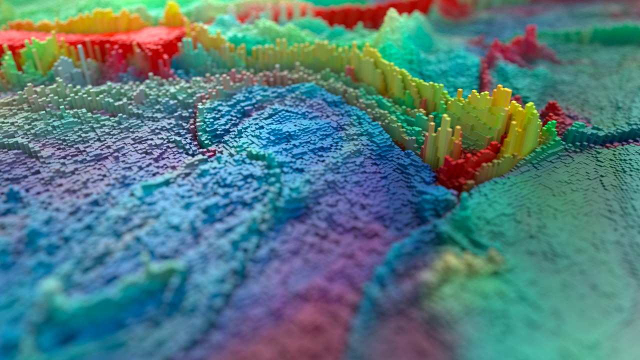 Particle Flow Cubes - Hatch Studios